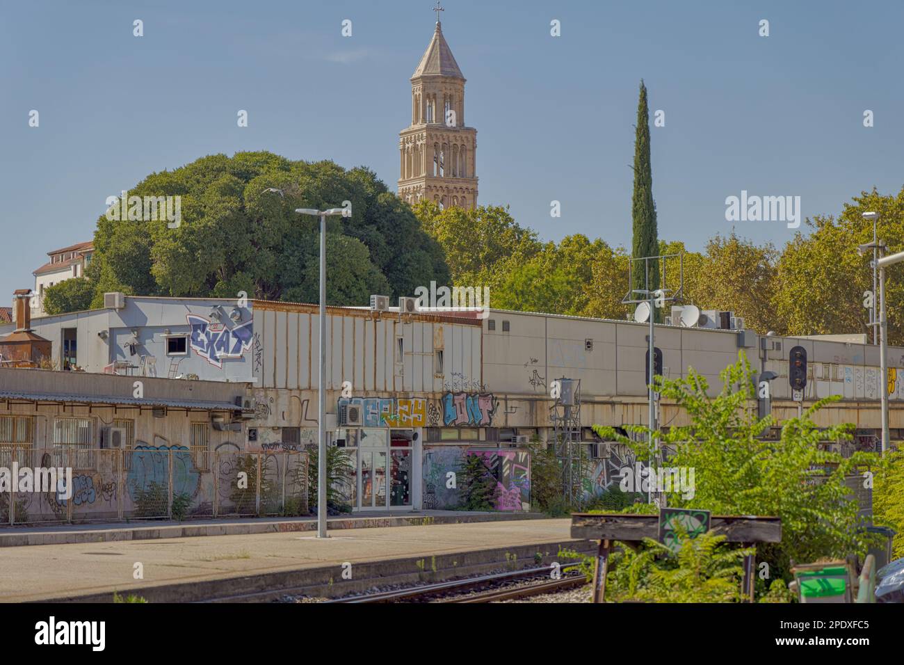 Railway station Split Croatia Stock Photo - Alamy