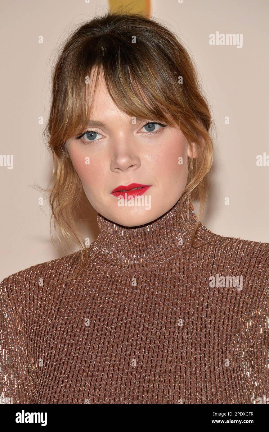 LOS ANGELES, CA - MARCH 12: Sandra Drzymalska at the 95th Academy ...