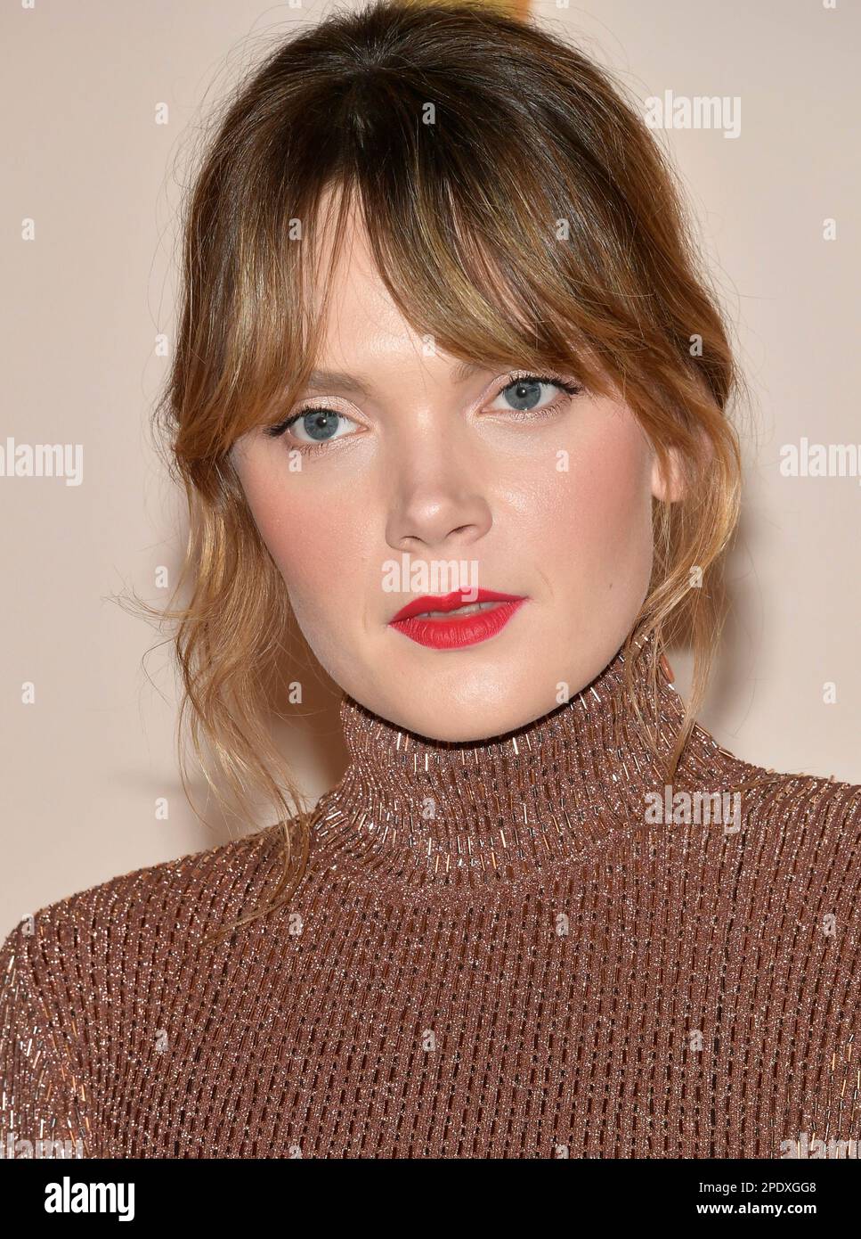 LOS ANGELES, CA - MARCH 12: Sandra Drzymalska at the 95th Academy ...