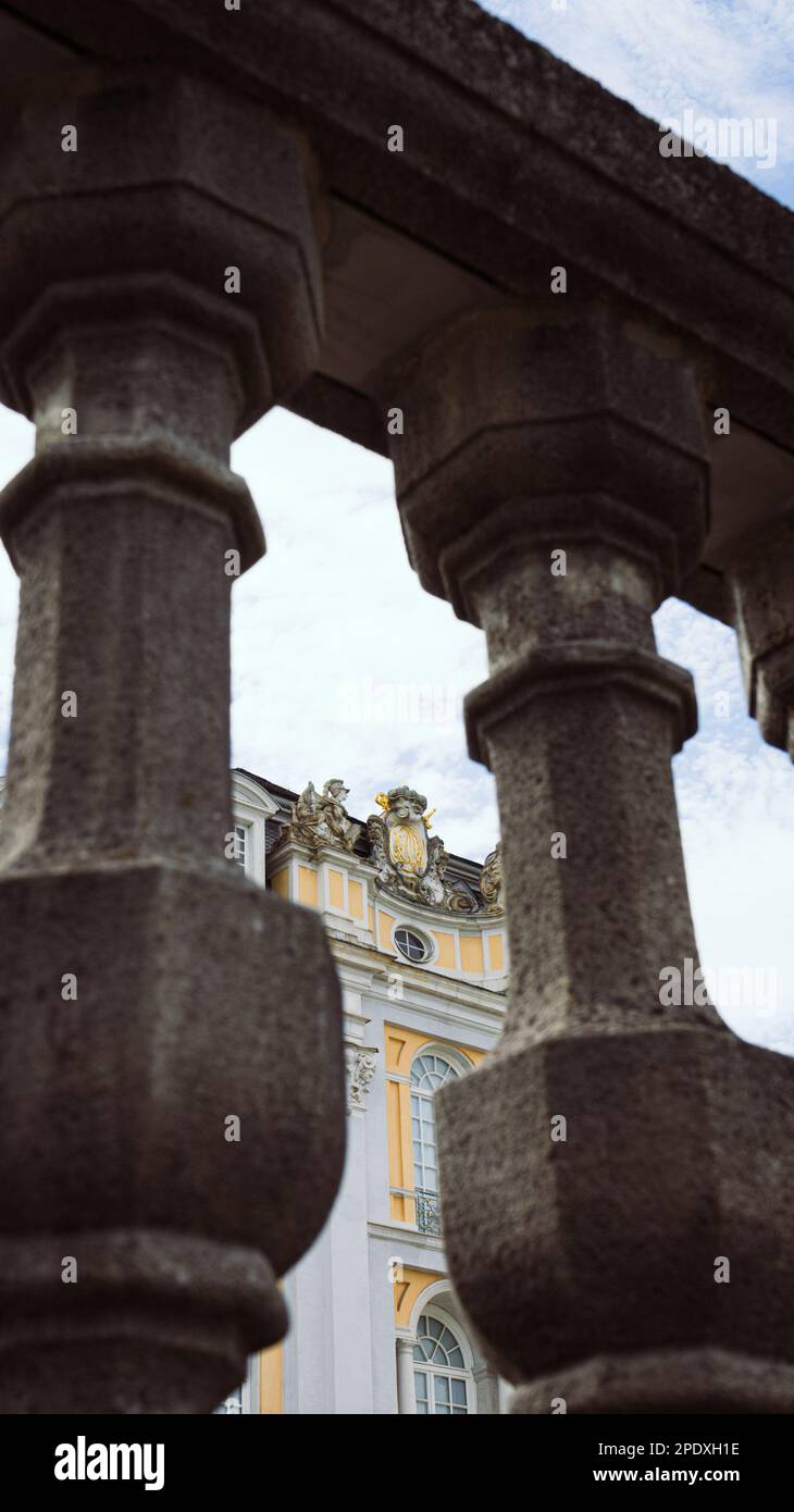 BRUEHL, GERMANY - 19 July 2020: Schloss Bruehl, or Bruehl Castle, a ...