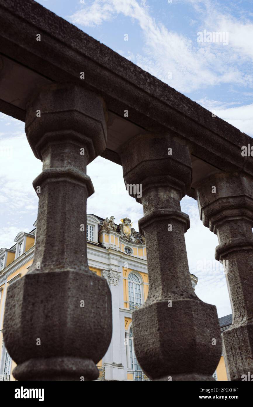 BRUEHL, GERMANY - 19 July 2020: Schloss Bruehl, or Bruehl Castle, a ...