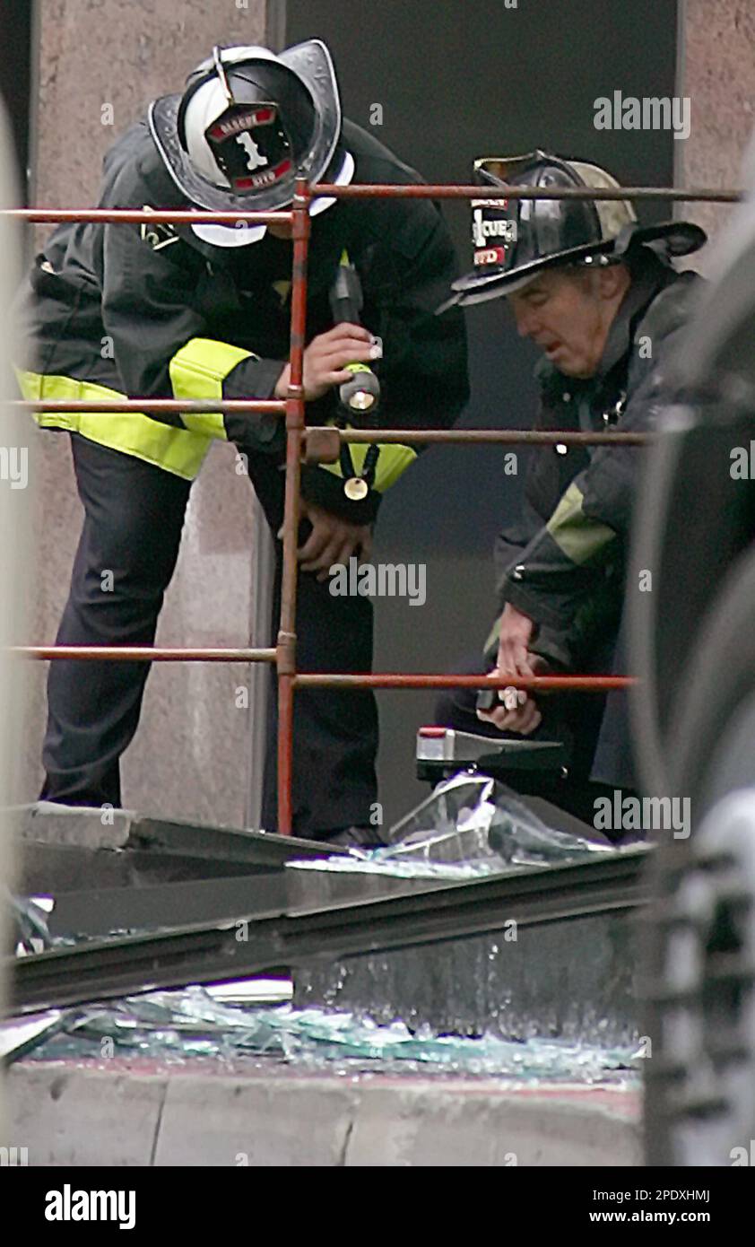 San Francisco firemen use a 'sniffer' to investigate gas leaks Friday ...