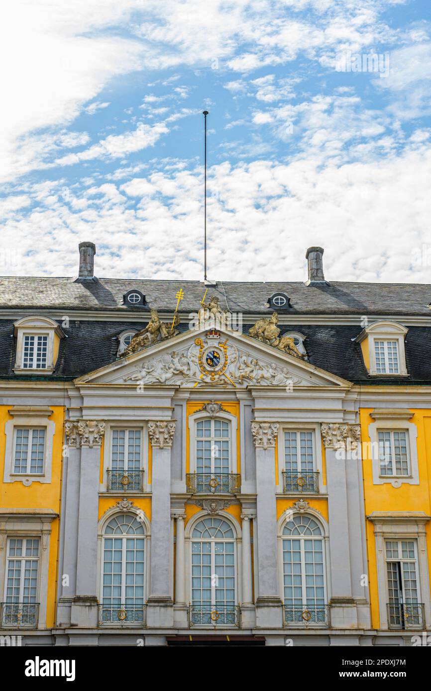 BRUEHL, GERMANY - 19 July 2020: Schloss Bruehl, or Bruehl Castle, a ...