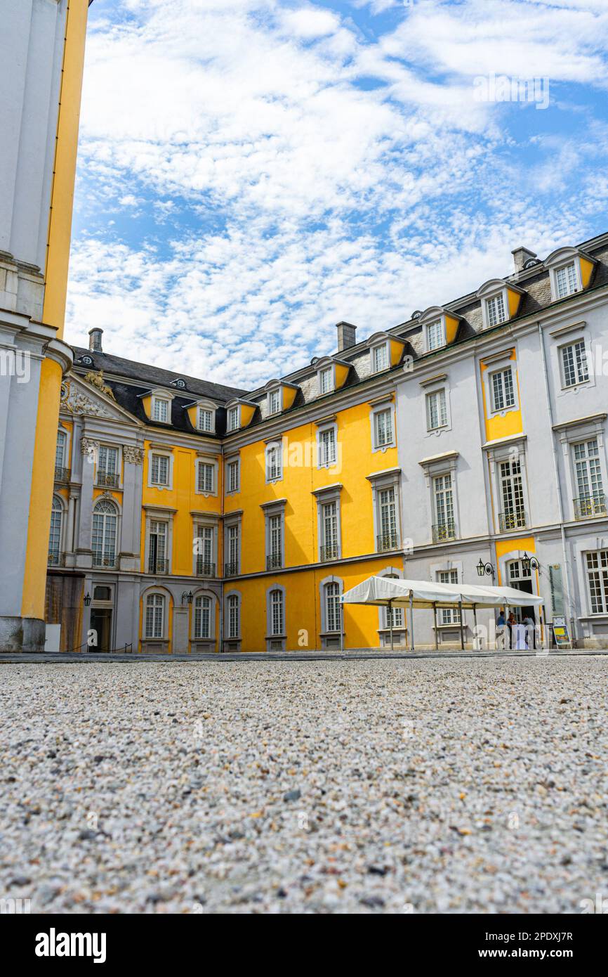 BRUEHL, GERMANY - 19 July 2020: Schloss Bruehl, or Bruehl Castle, a ...