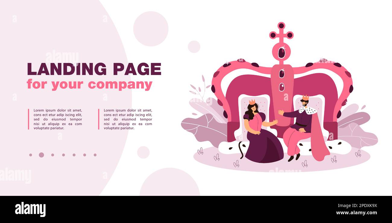 Background person king queen hi-res stock photography and images - Alamy