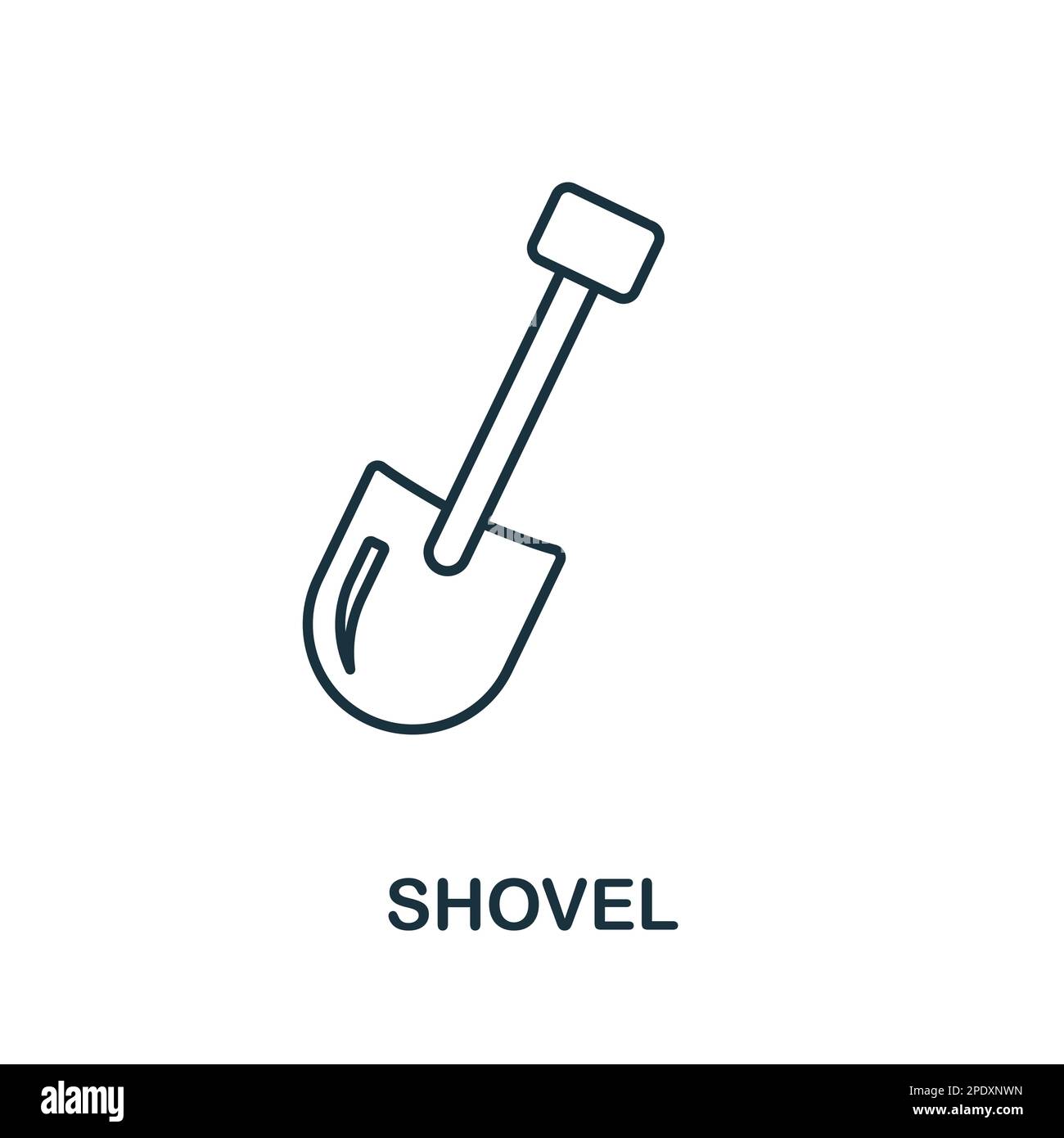 Tape Measure line icon. Simple element from construction collection ...