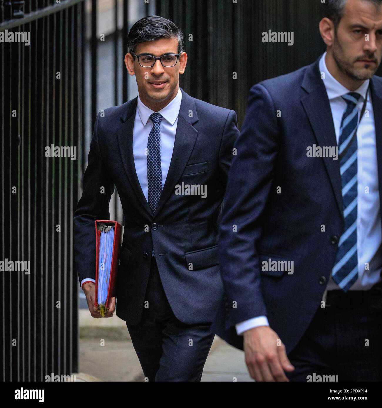 London, UK. 15th Mar, 2023. Rishi Sunak, MP, Prime Minister of the United Kingdom, departs 10 ...