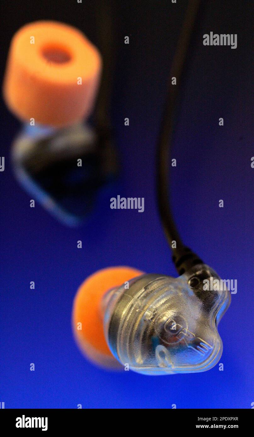 The Shure E2c sits on display in New York Wednesday, Aug. 17, 2005 ...