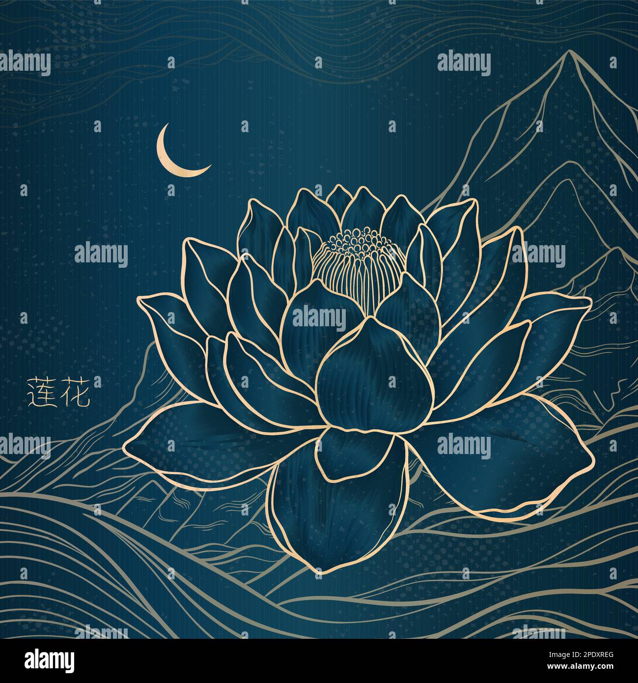 Japanese mountain lily Stock Vector Images - Alamy