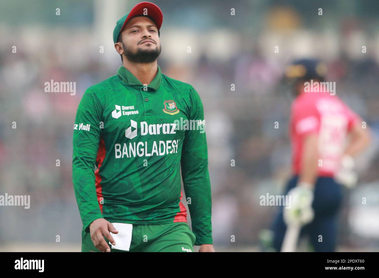 Shakib Al Hasan during the Bangladesh-England 3rd and final T20I match of three match series at ...