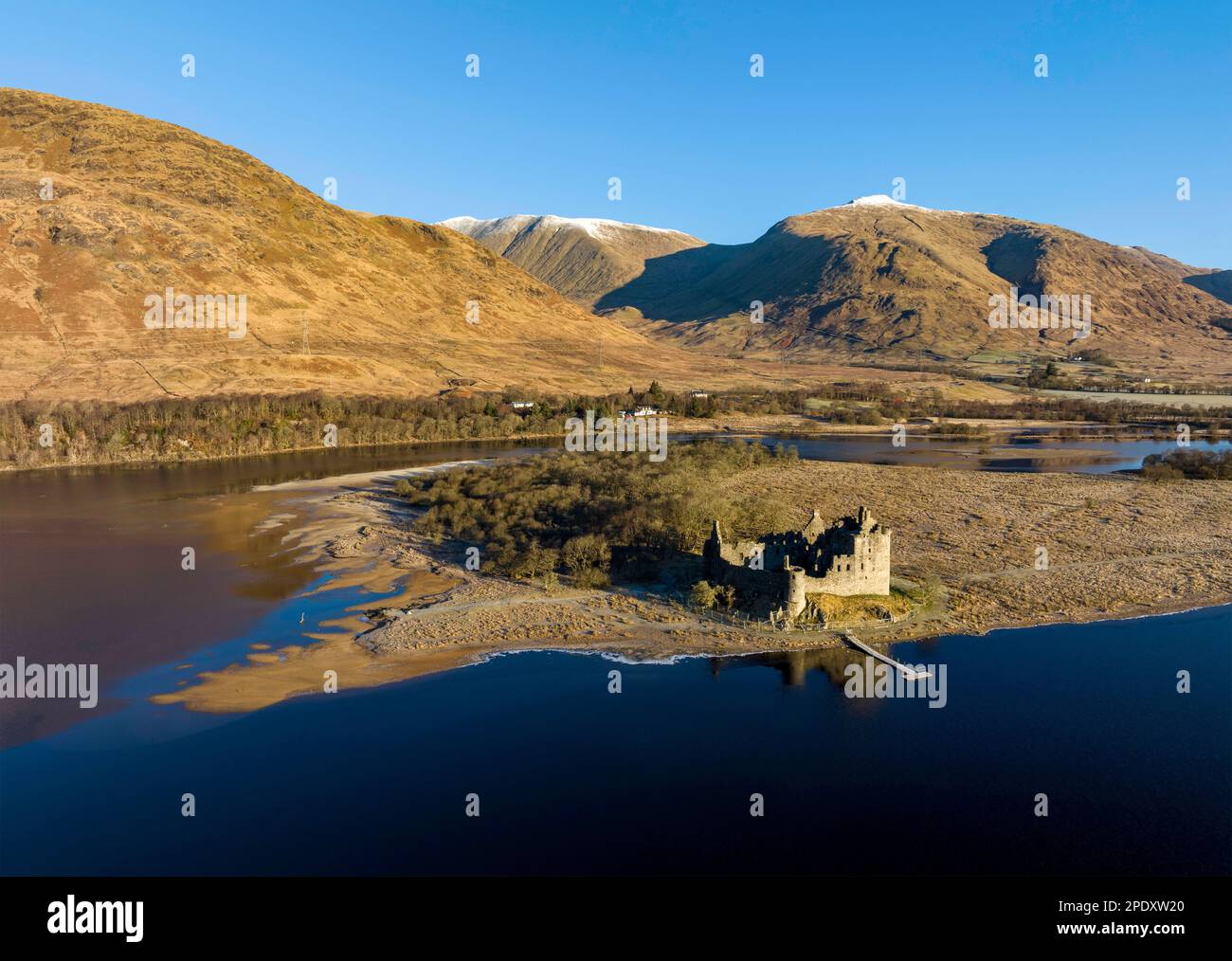 Kilchurn Castle, Dalmally by Loch Awe, Scotland, UK Stock Photo - Alamy