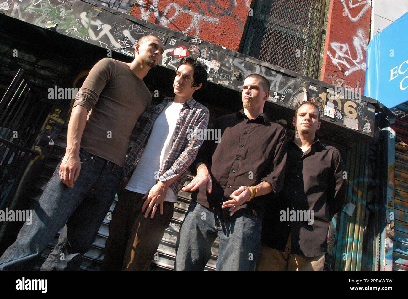 Music group Taproot, from left, Phil Lipscomb, Mike DeWolf, Stephen ...