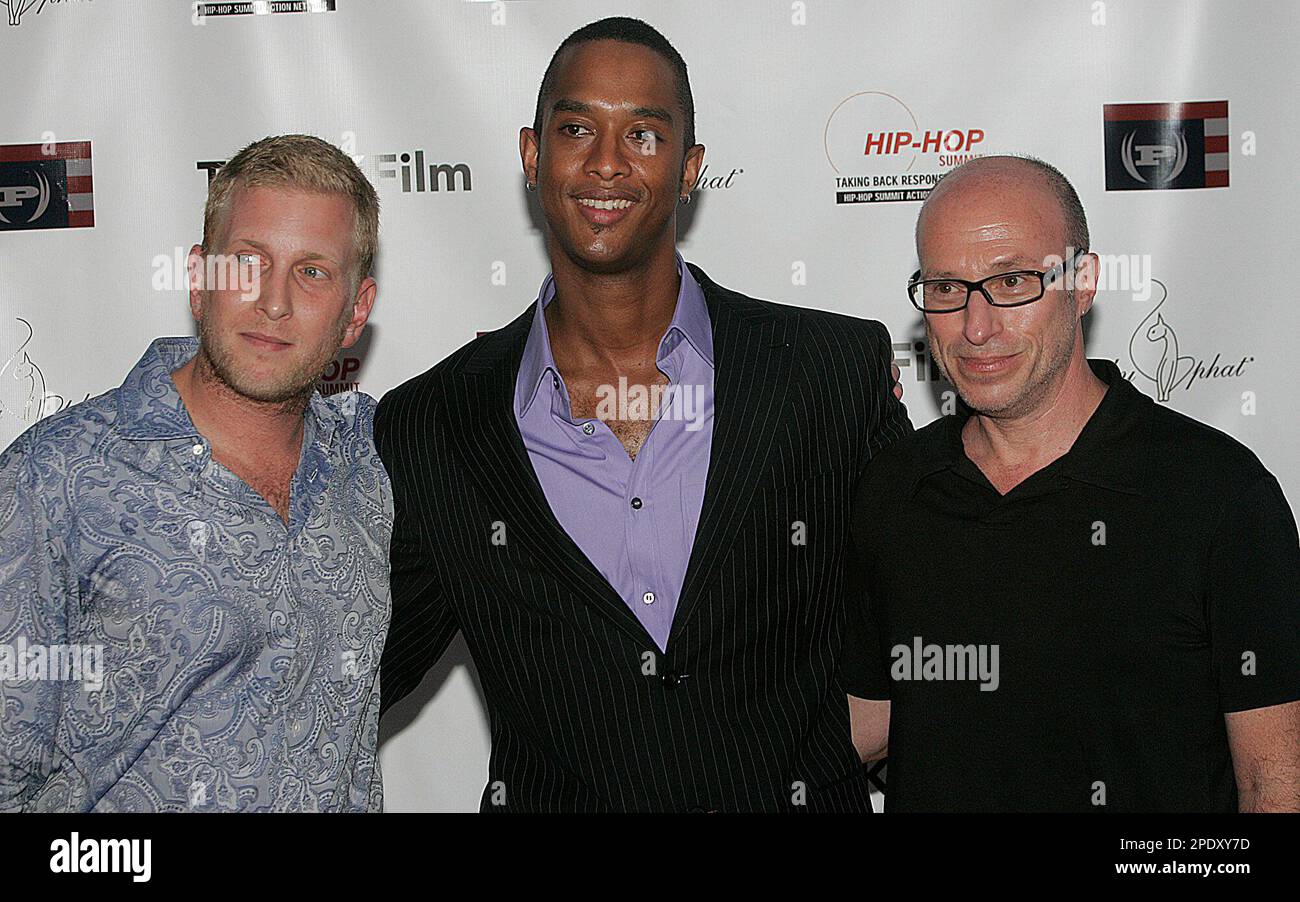 Executive producer Steven Laitmon, left, filmmaker Keith Beauchamp ...