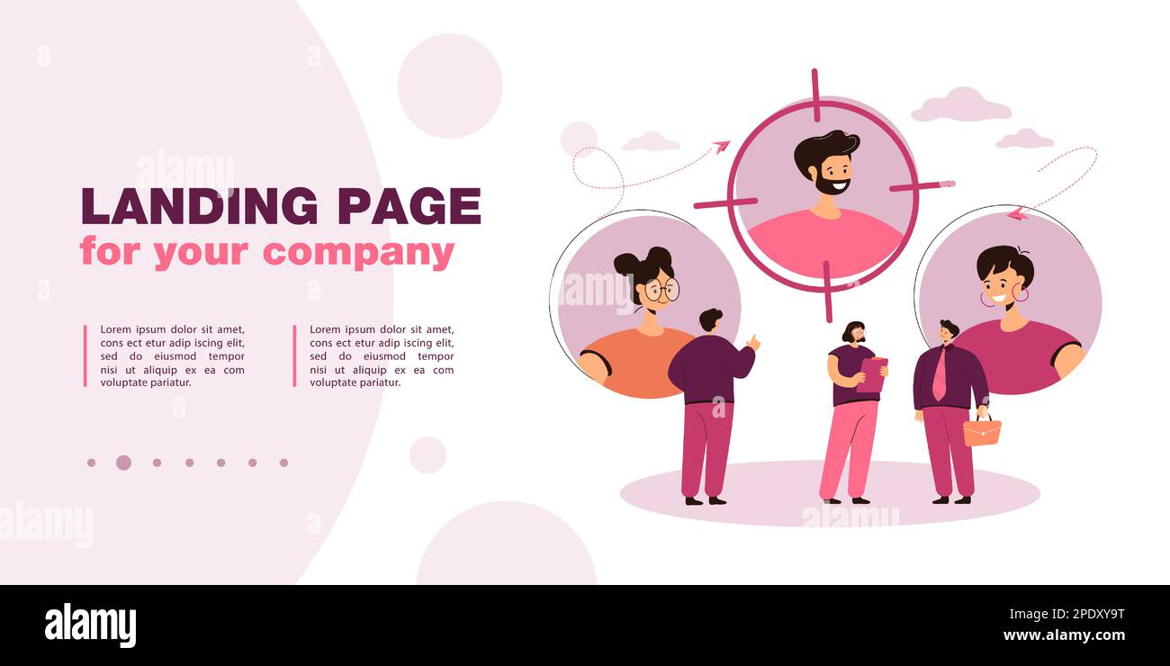 Business people finding job candidates Stock Vector Image & Art - Alamy