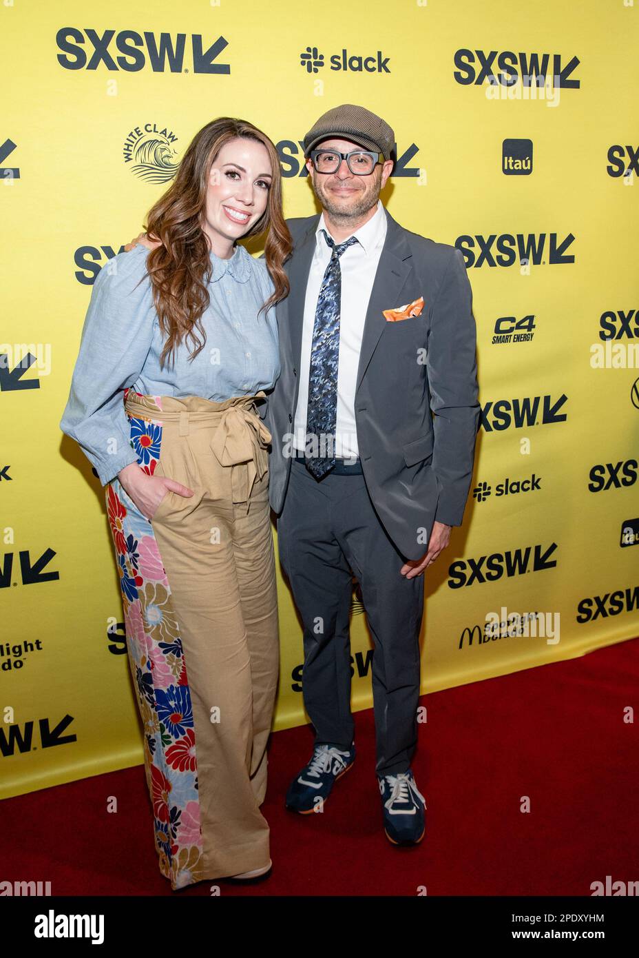 AUSTIN, TEXAS - MARCH 14: Tara Hernandez and Damon Lindelof attend the ...