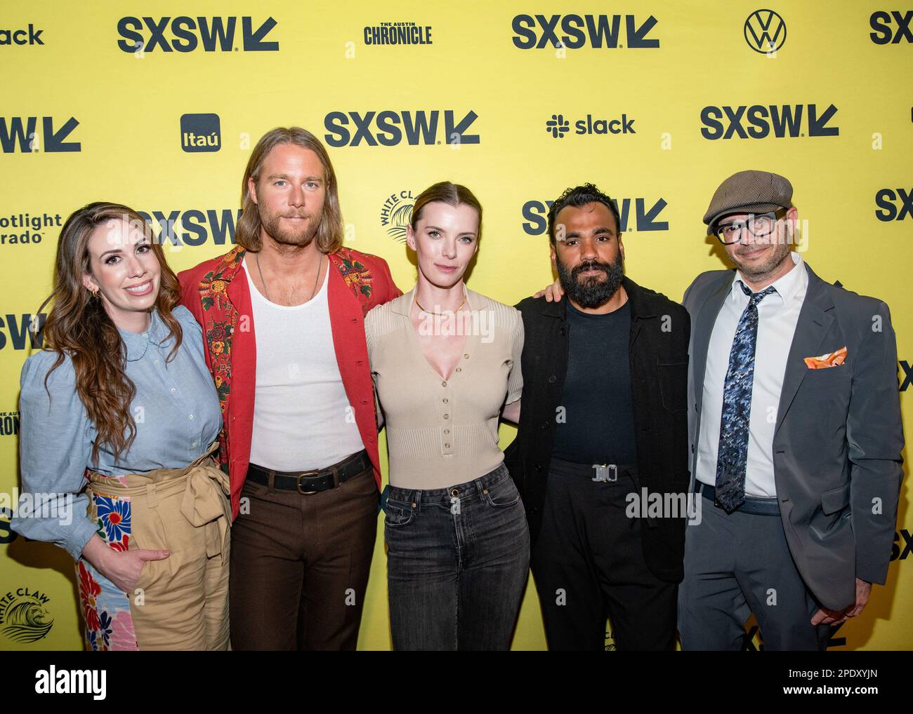 AUSTIN, TEXAS - MARCH 14: (L-R) Tara Hernandez, Jake McDorman, Betty ...