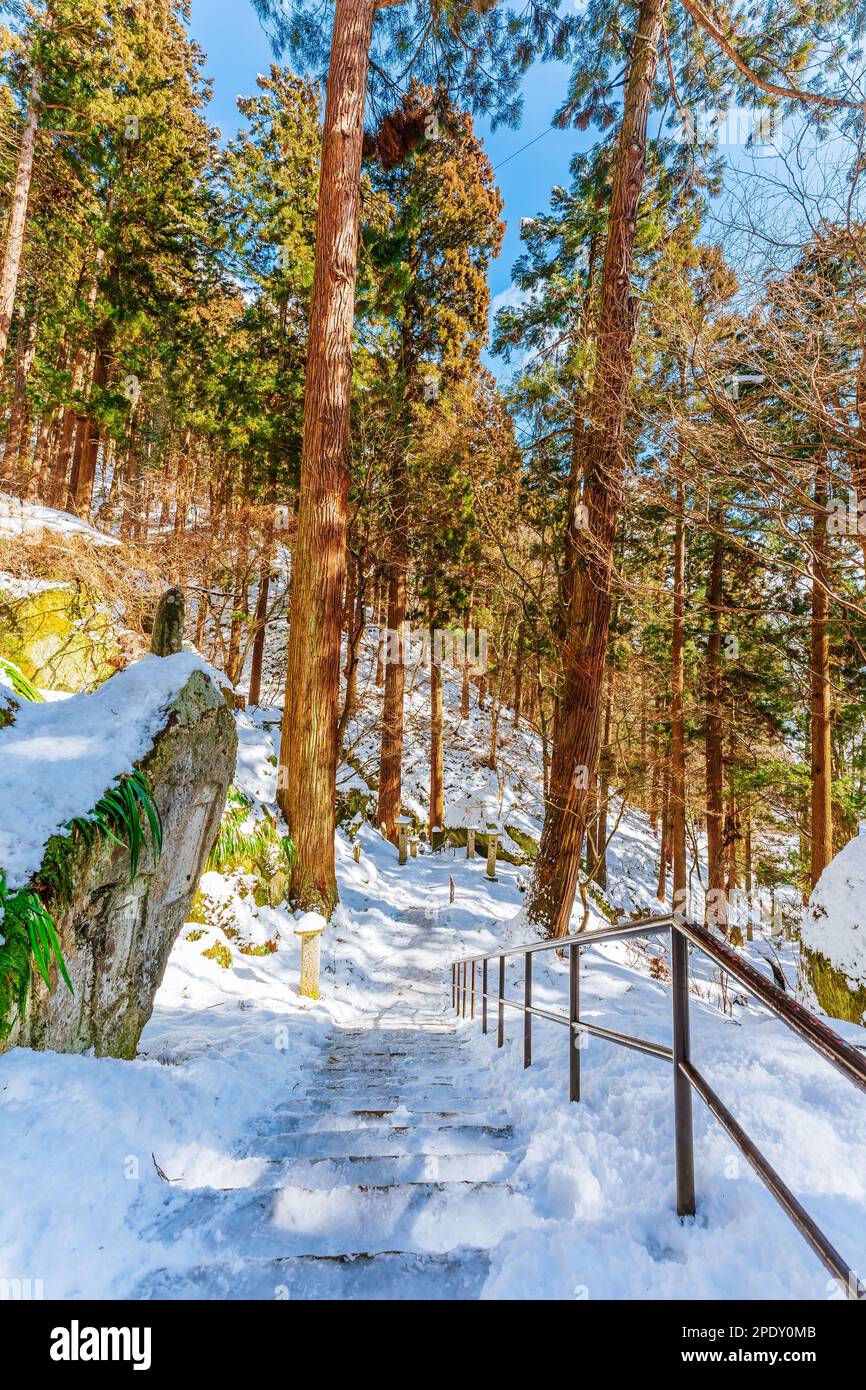 Yamadera in Winter 2023, Japan Stock Photo - Alamy