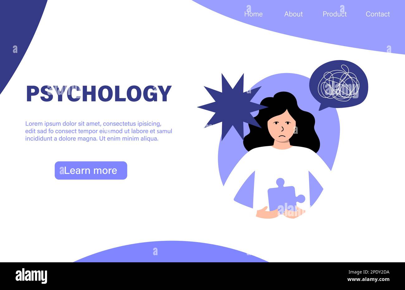 Lonely depressed girl, bad mood, psychological disorder, depression ...