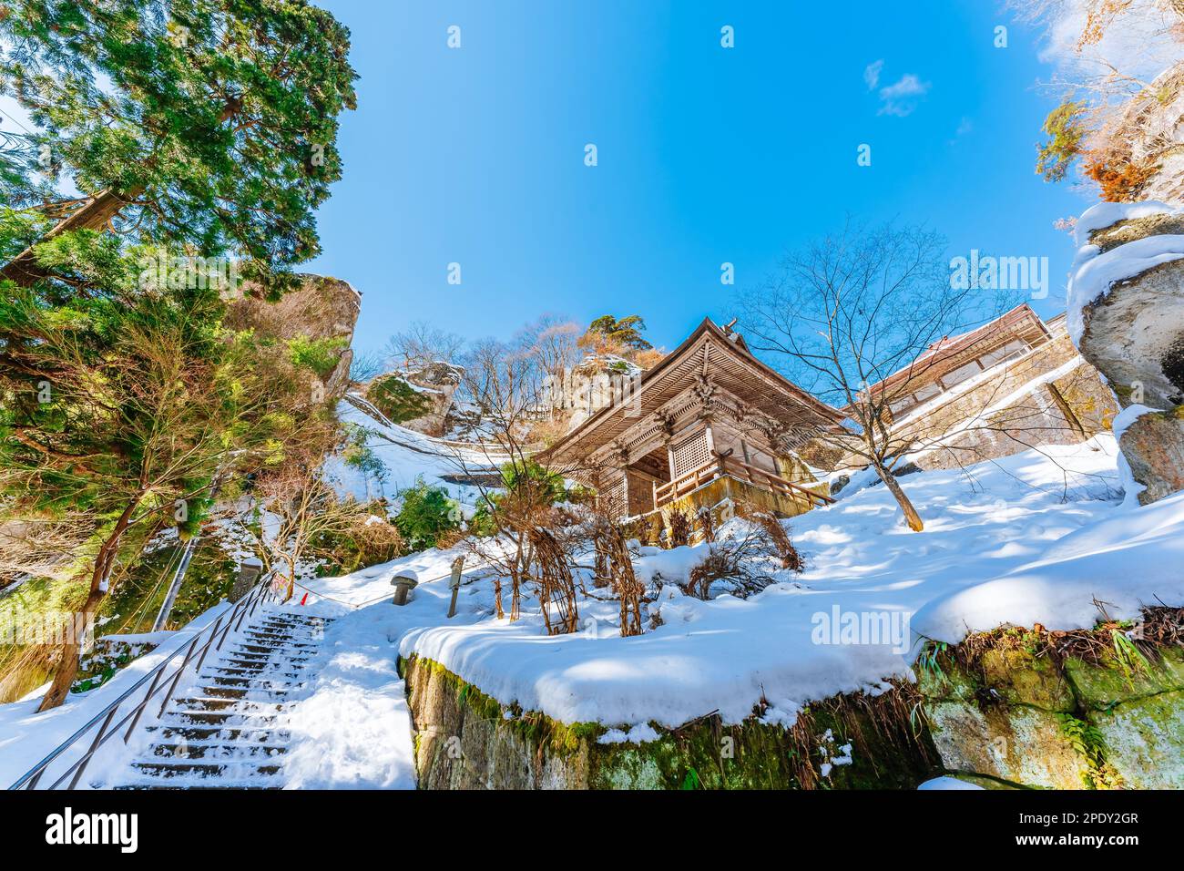 Yamadera in Winter 2023, Japan Stock Photo - Alamy