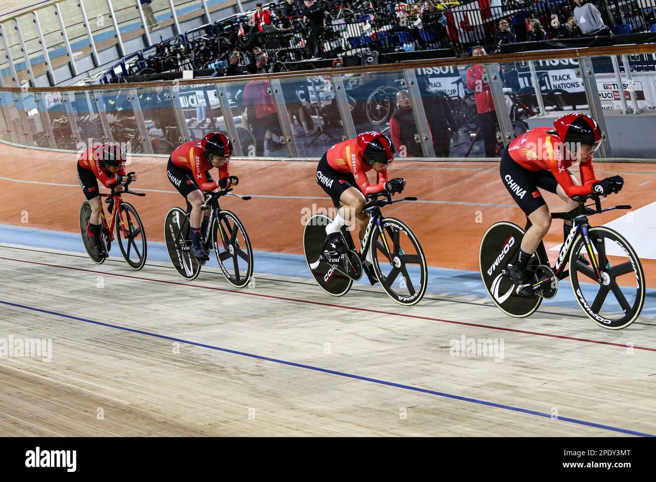 Cairo, Egypt. 14th Mar, 2023. Liu Jiali, Wang Susu, Wang Xiaoyue and ...