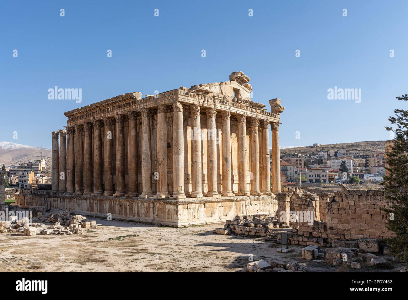 Baalbek Ancient city in Lebanon, Heliopolis temple complex, near the ...