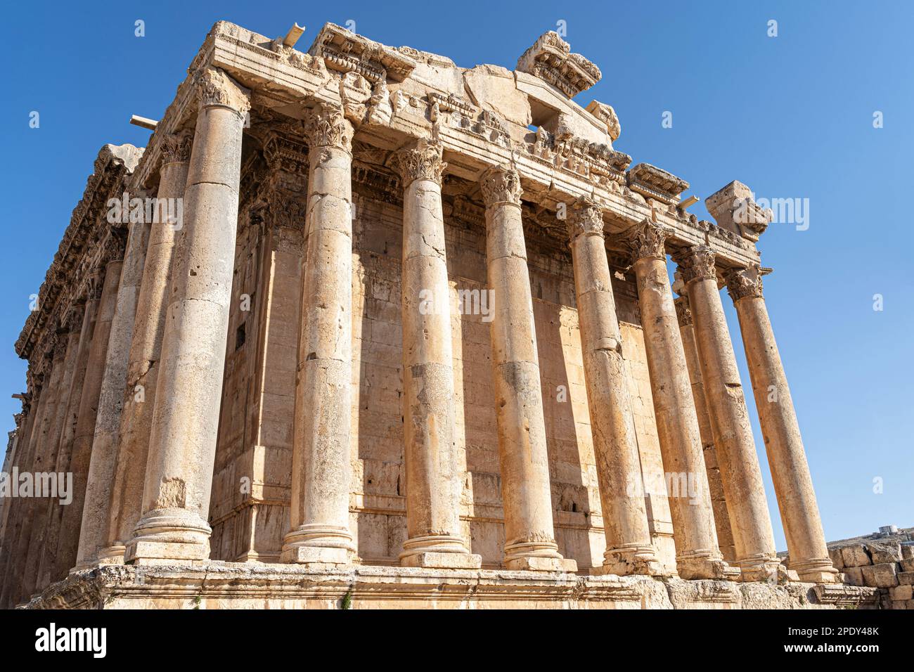 Baalbek Ancient city in Lebanon, Heliopolis temple complex, near the ...