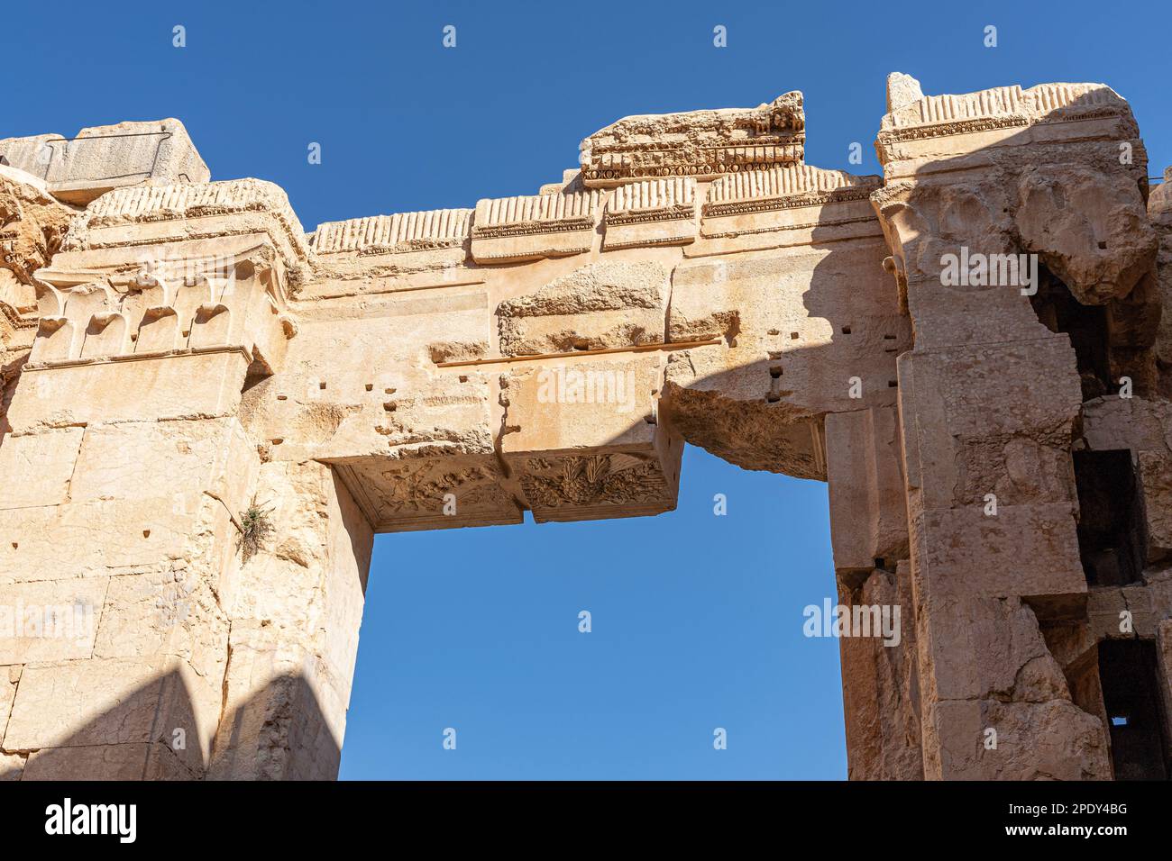 Baalbek Ancient city in Lebanon, Heliopolis temple complex, near the ...