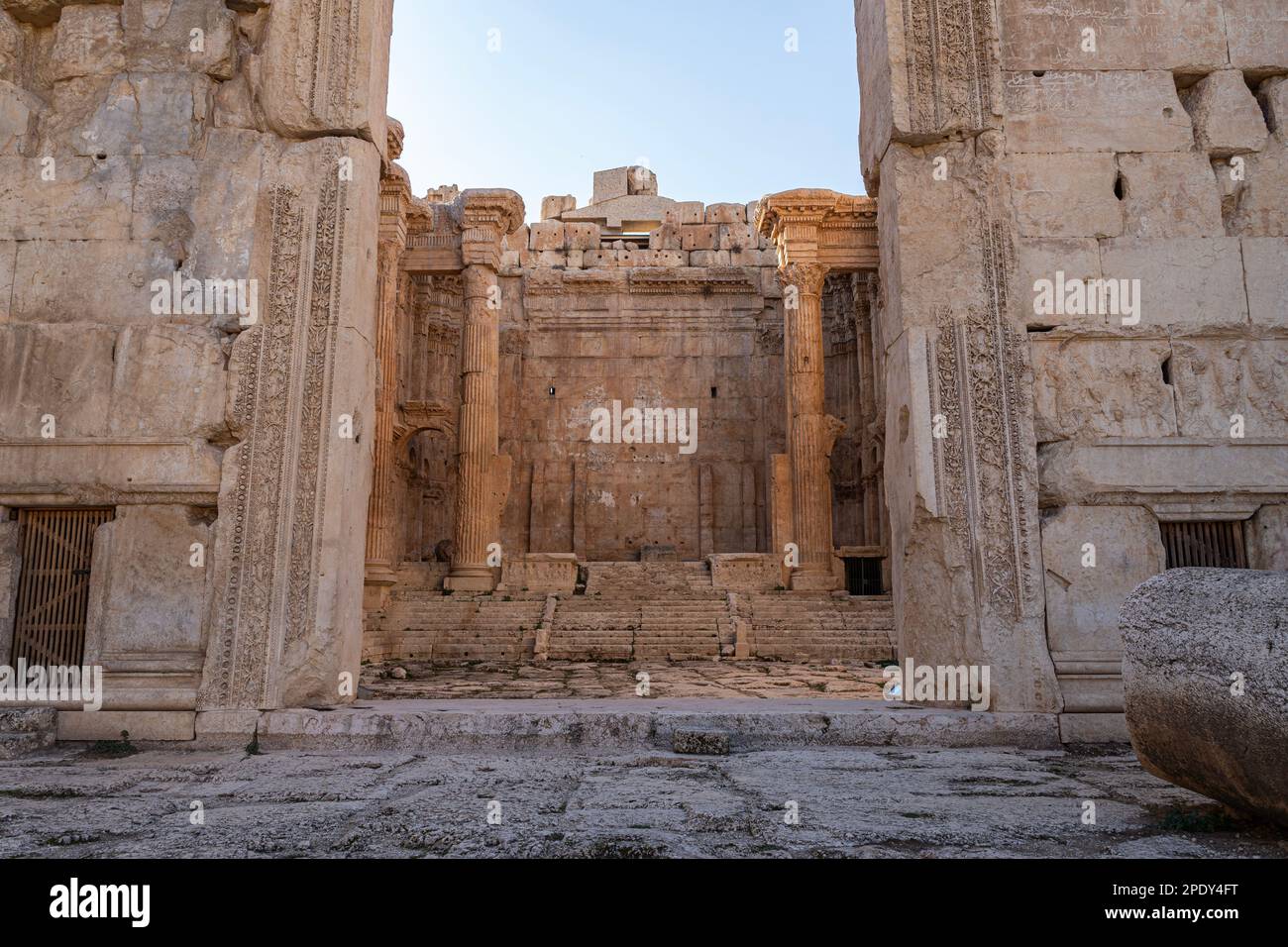 Baalbek Ancient city in Lebanon, Heliopolis temple complex, near the ...