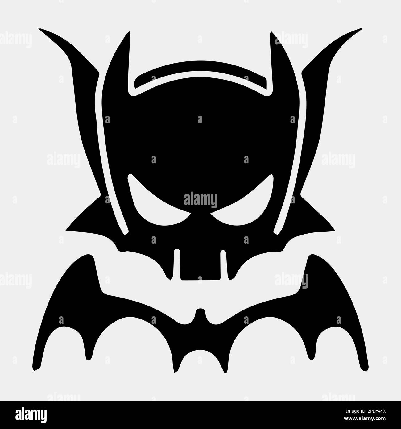 Bat logo design Stock Vector Images - Alamy