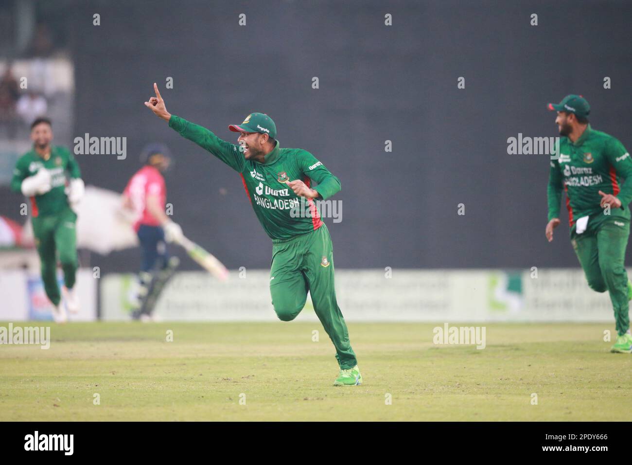 Mehidy Hasan Miraz during the Bangladesh-England 3rd and final T20I ...