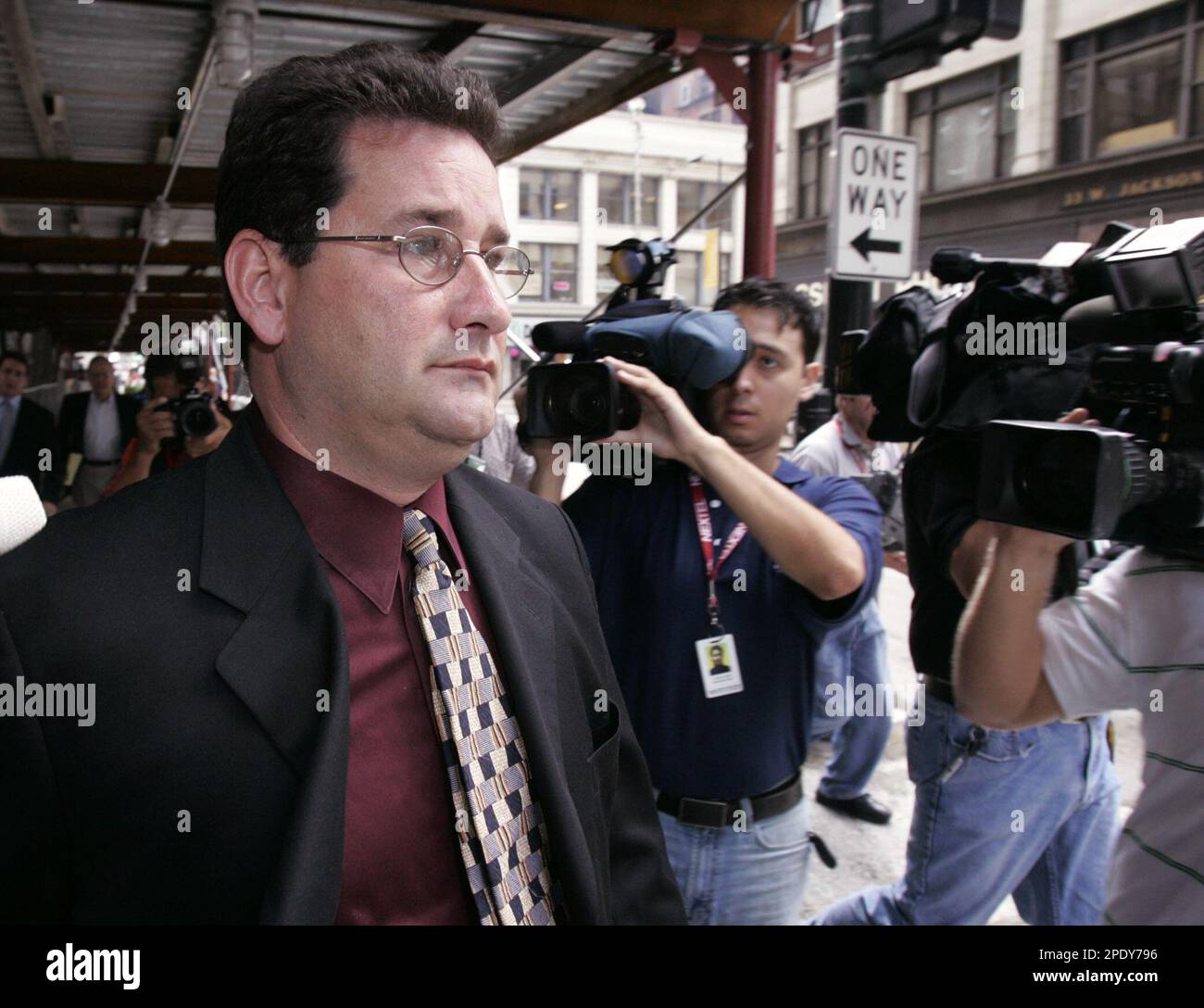 John "Quarters" Boyle leaves Chicago's federal building after being ...
