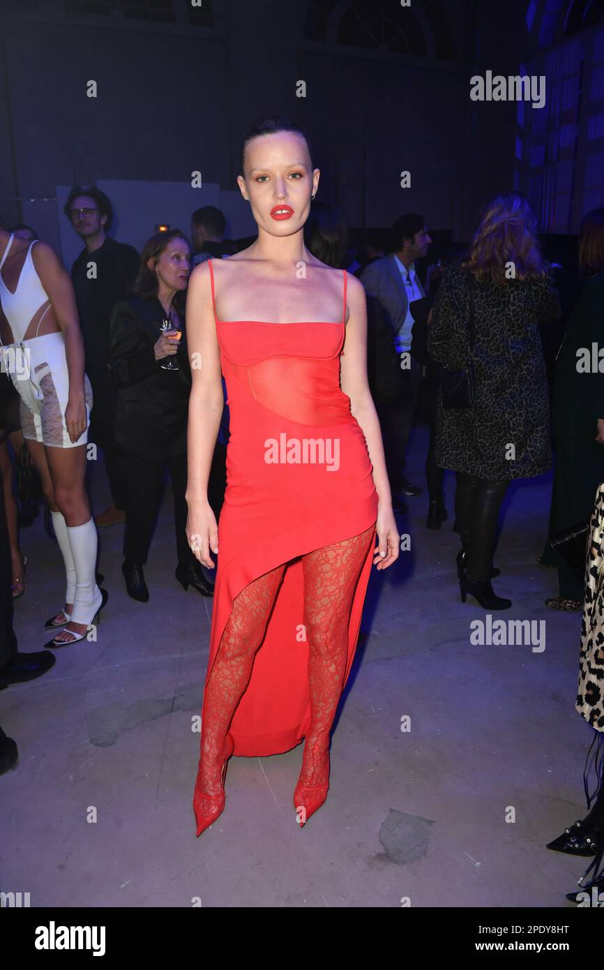 Georgia May Jagger attends the Mugler x Hunter Schafer party as part of ...