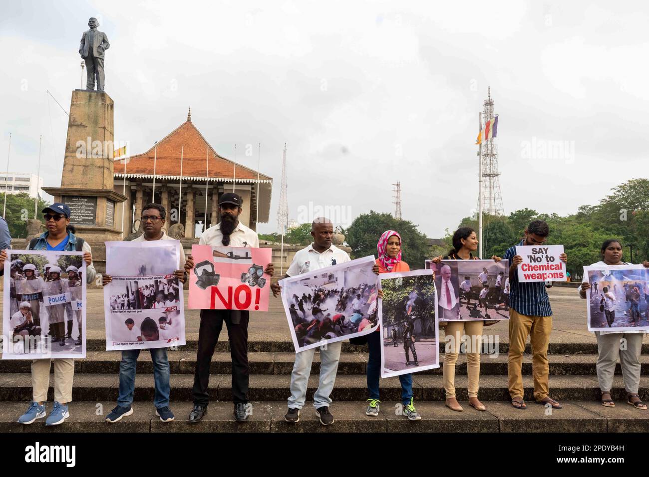 Colombo,Sri Lanka.14th March,2023.Civil society's cultural protest ...