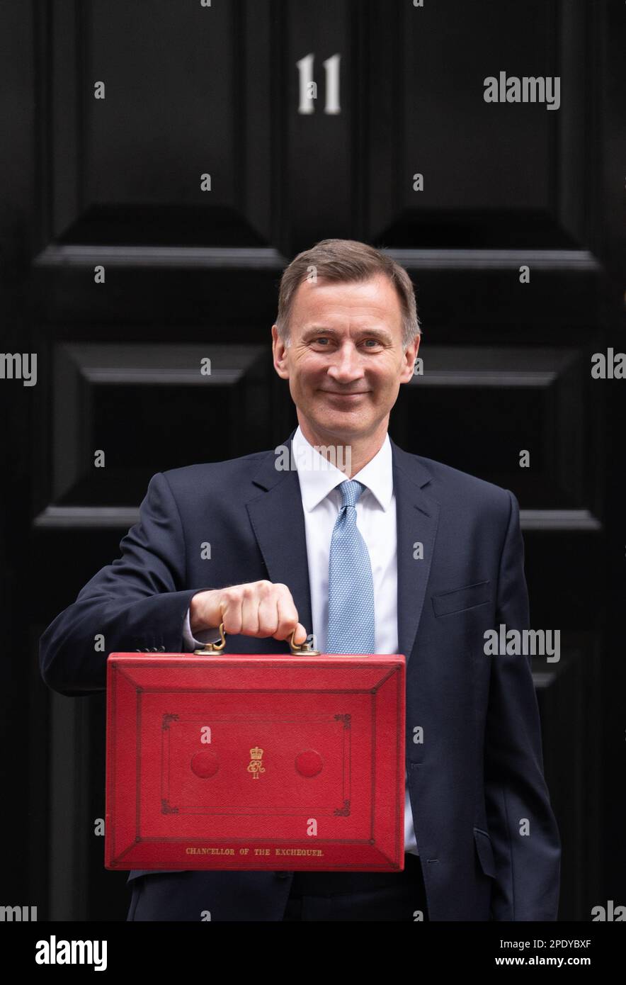 Chancellor of the Exchequer Jeremy Hunt leaves 11 Downing Street ...