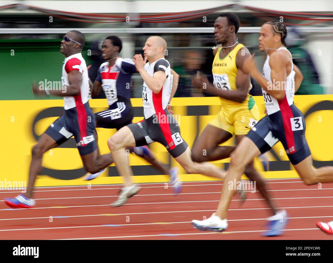 From left: John Capel of the United States, Britain's Christain Malcolm ...
