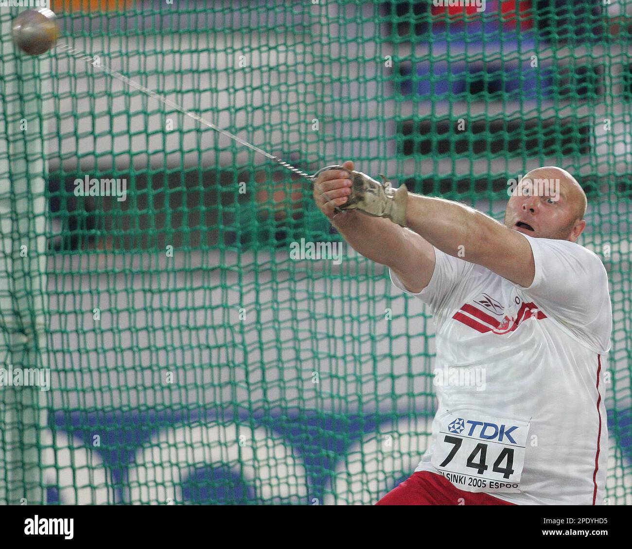 Szymon Ziolkowski of Poland who took bronze, competes in the final of ...