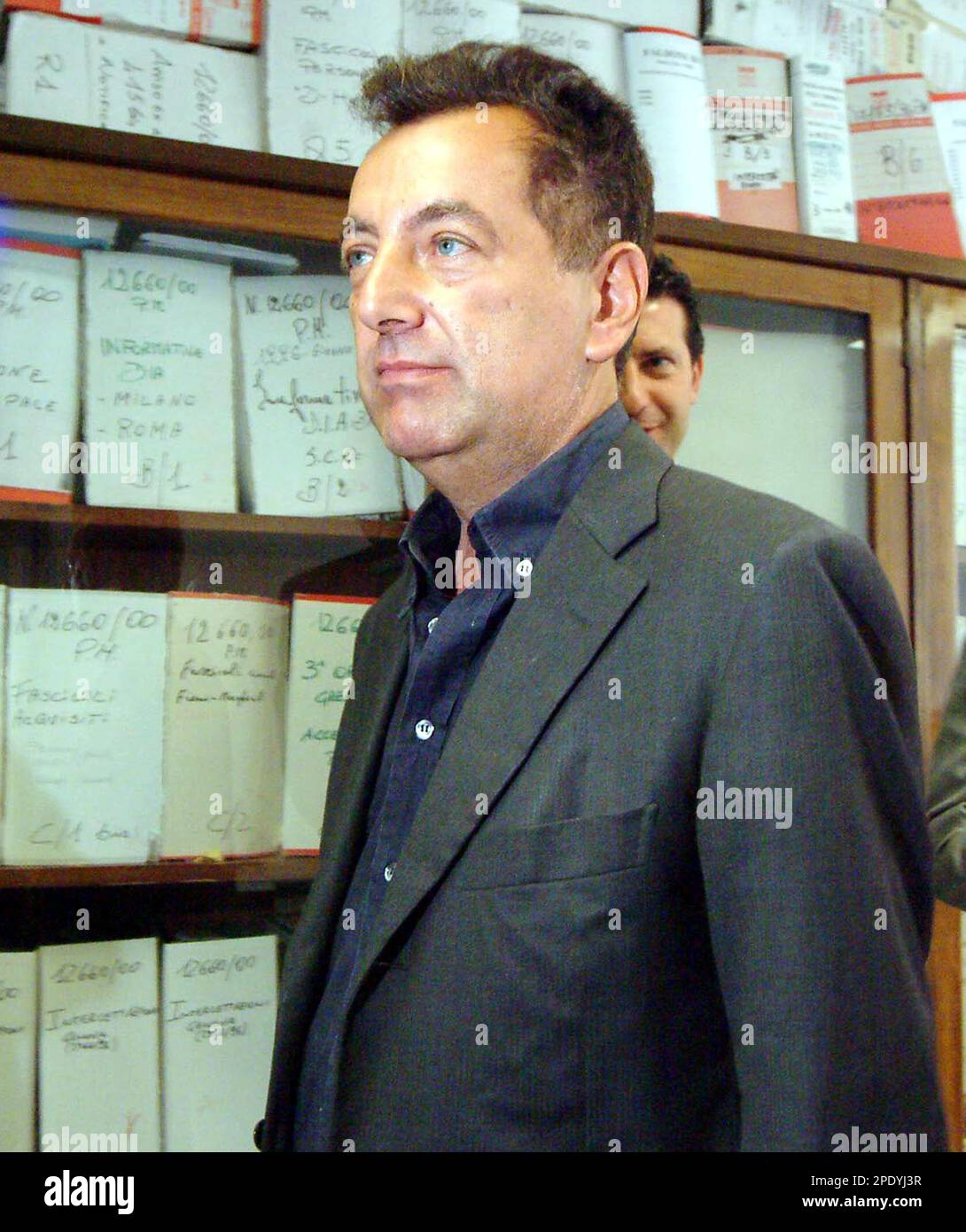 Bari Prosecutor Giuseppe Scelsi arrives for a meeting at Bari's ...