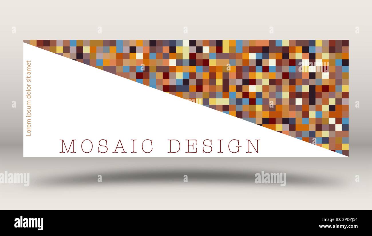 Colored pixels. Template for background, cover, screensaver, website ...