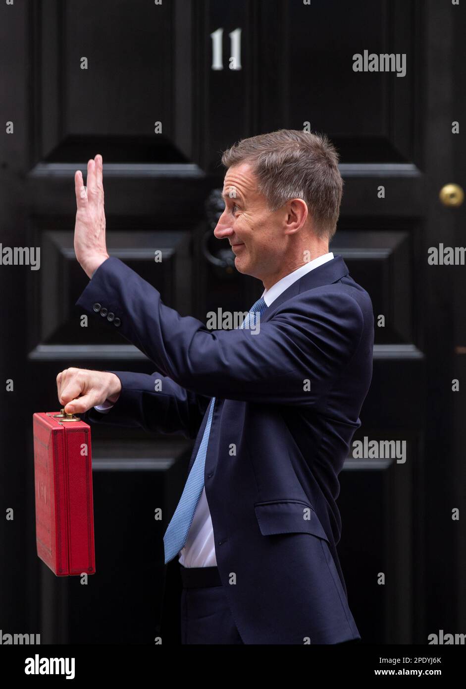 London, England, UK. 15th Mar, 2023. Chancellor of the Exchequer JEREMY ...