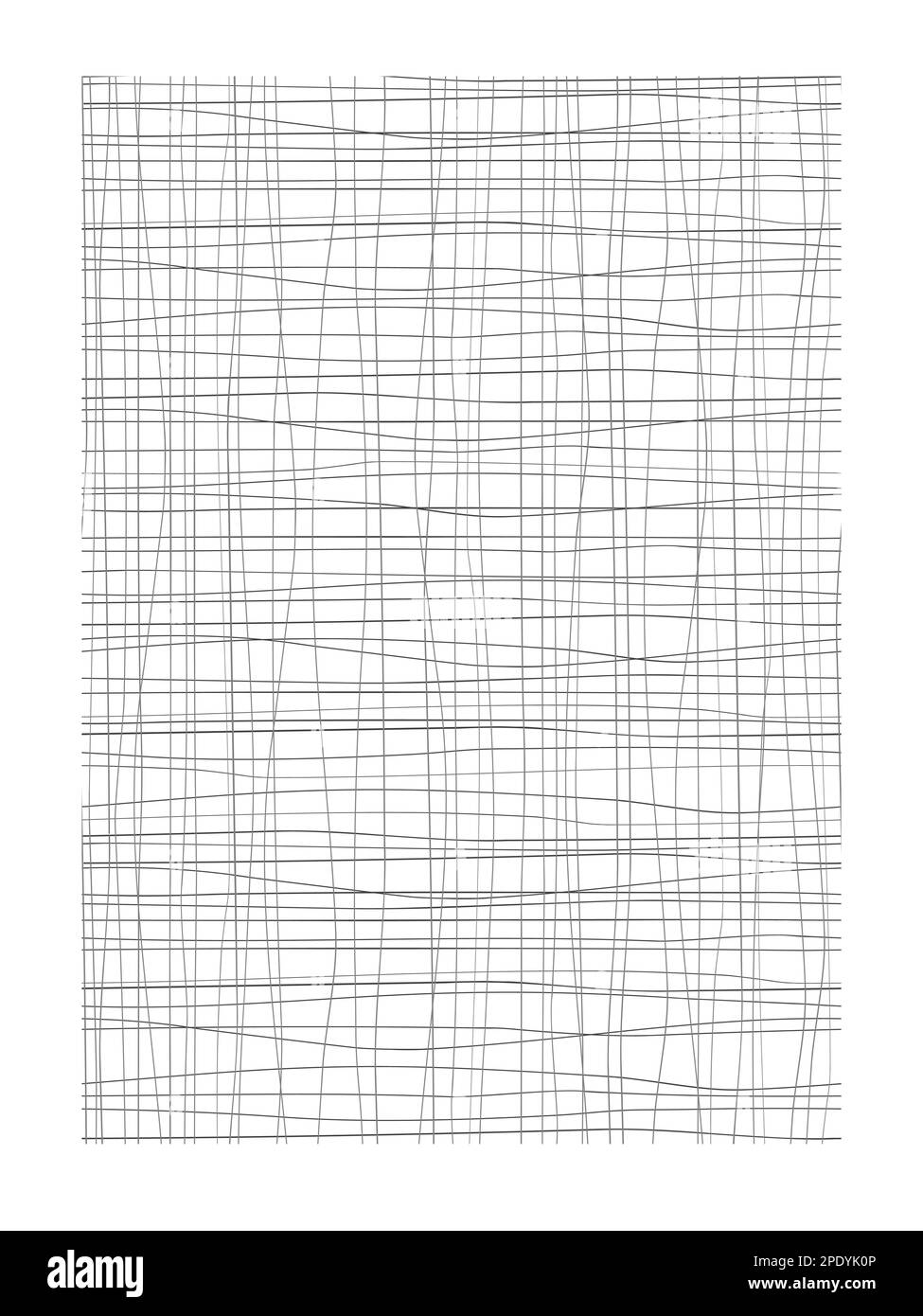 Hand drawn line art freehand grid vector outline texture. Abstract threads vector background ...