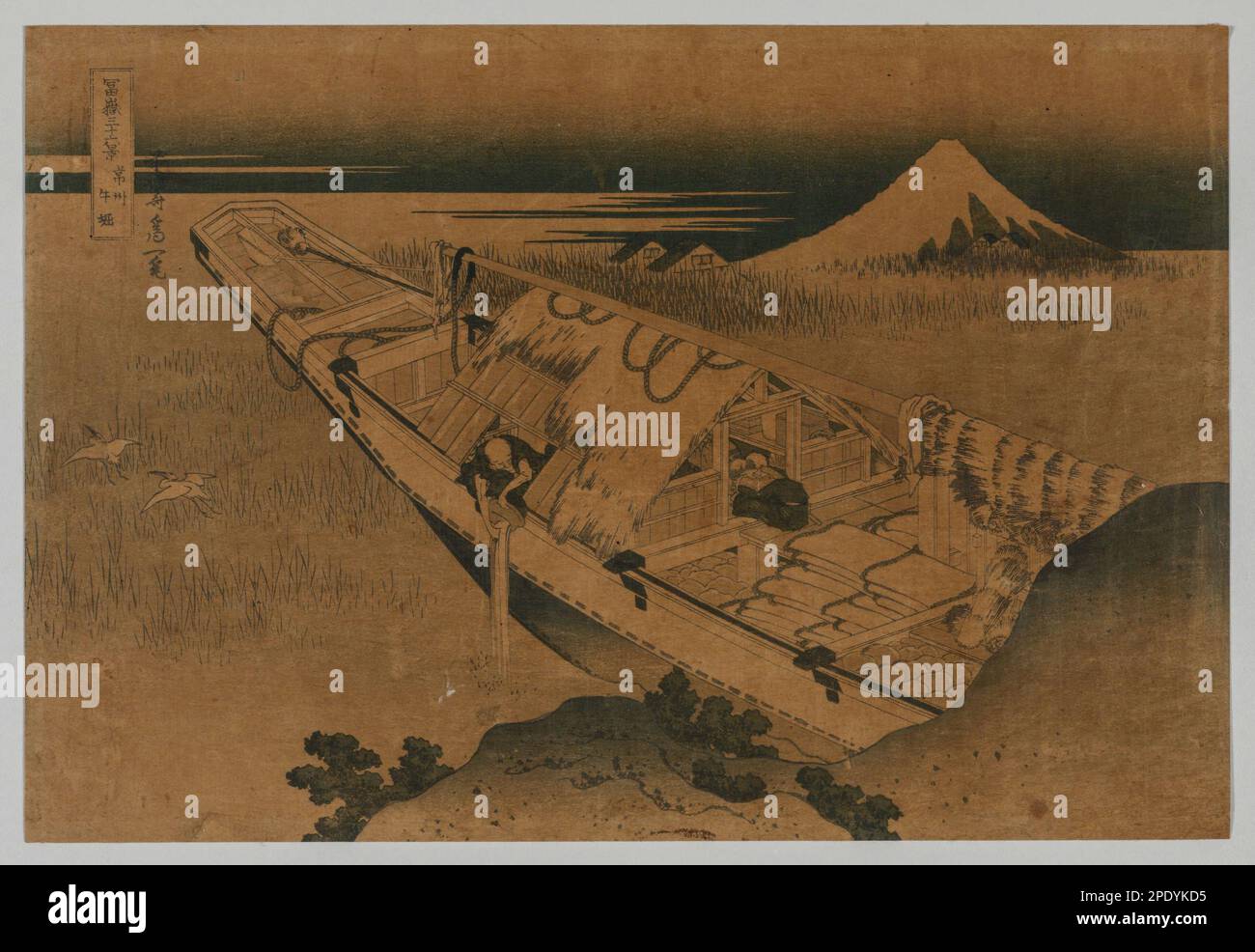 Fuji from Ushibori, Province of Hitachi 1760-1849 by Katsushika Hokusai ...