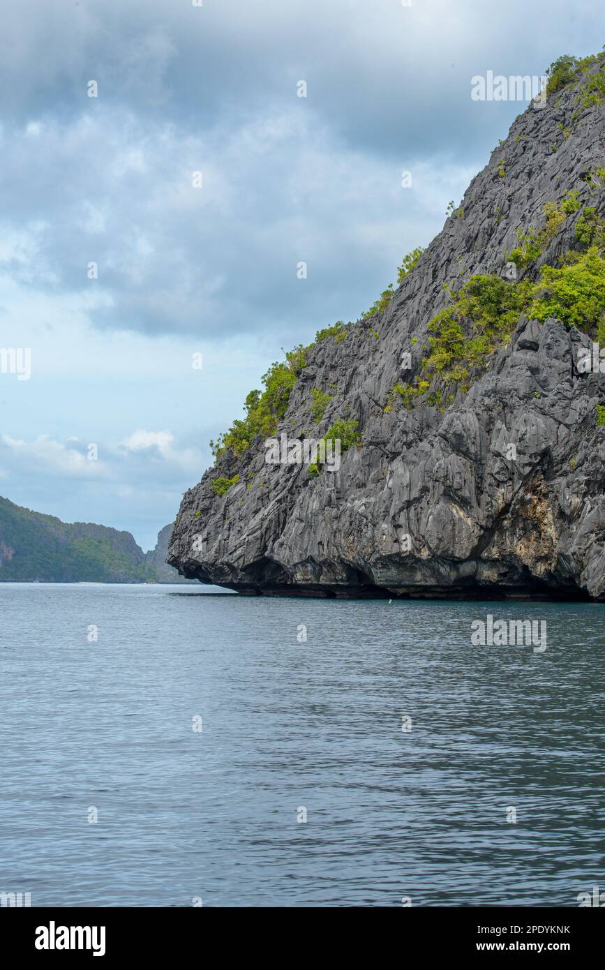 This photo showcases the stunningly rugged coastline of the Philippines ...