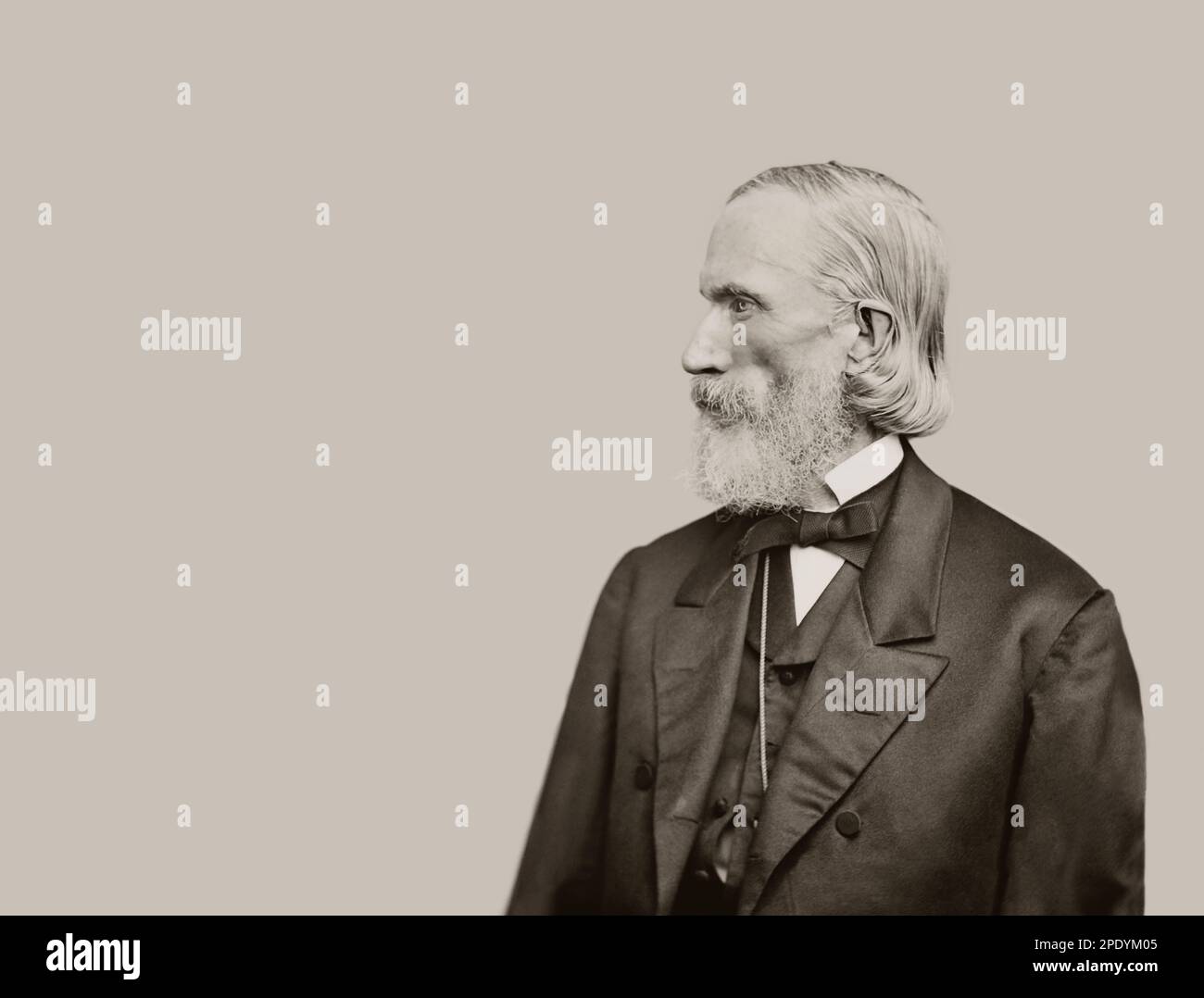 Orson Squire Fowler, 1809 – 1887, American phrenologist Stock Photo - Alamy