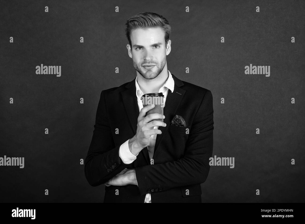 Man in suit go Black and White Stock Photos & Images - Alamy