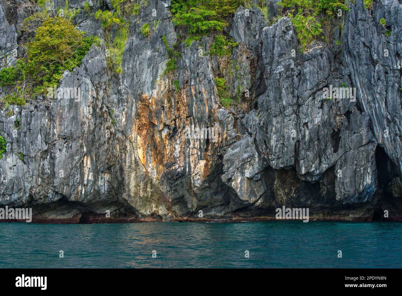 This photo showcases the stunningly rugged coastline of the Philippines ...