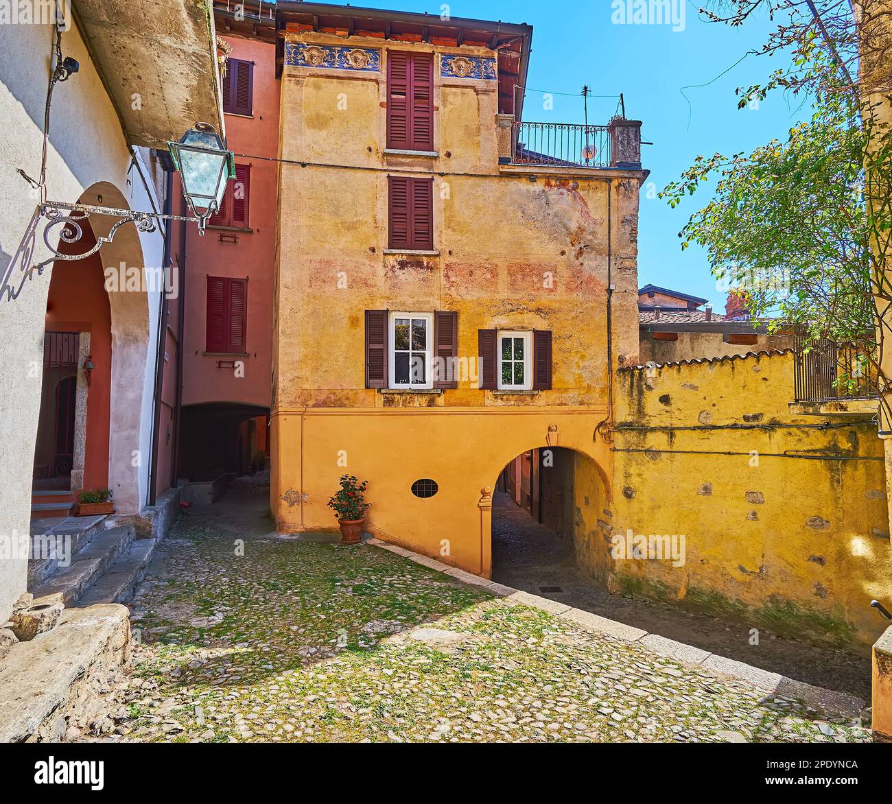 Enjoy the old mountain town walk in Castello with narrow curved alleys ...