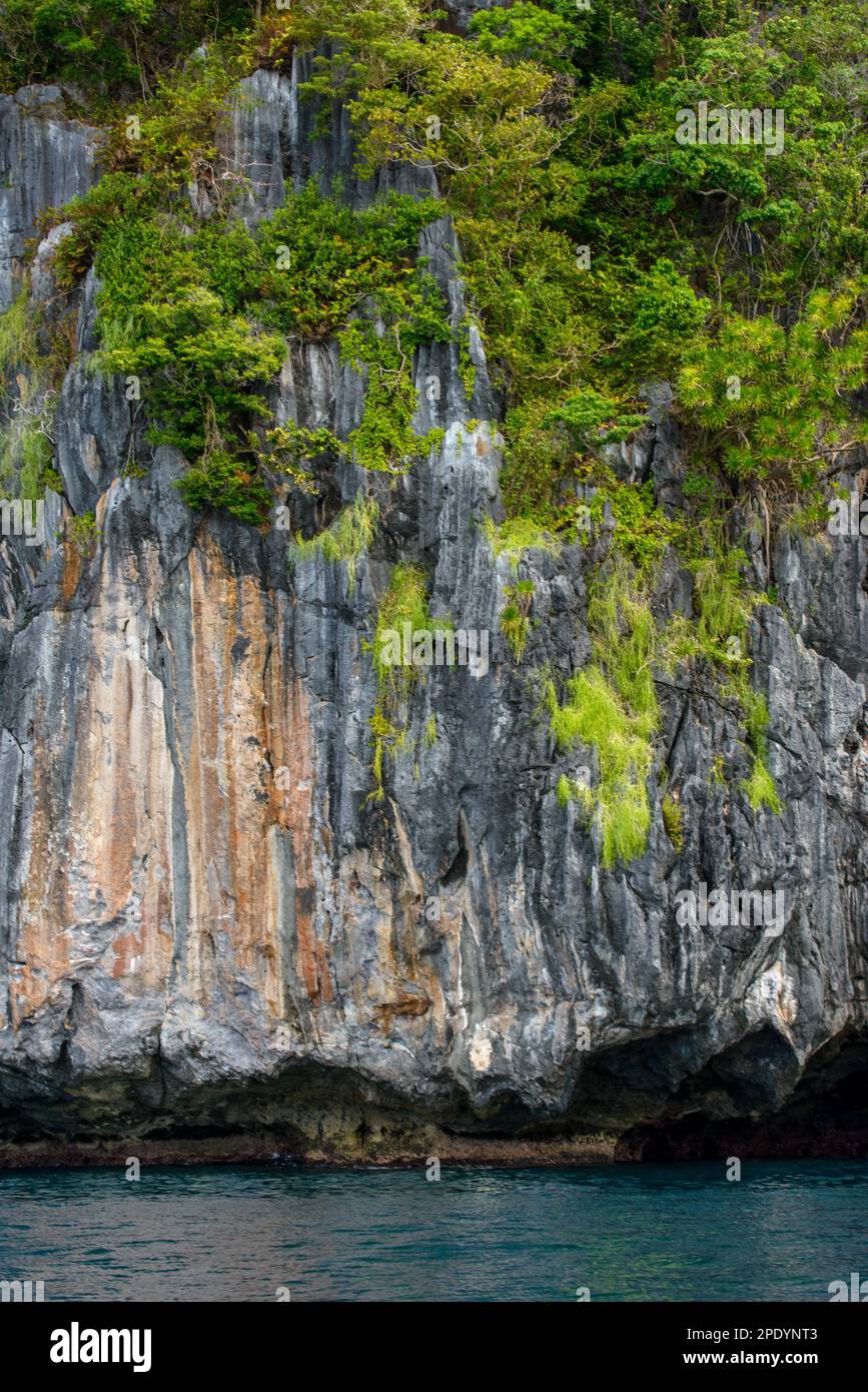 This photo showcases the stunningly rugged coastline of the Philippines ...