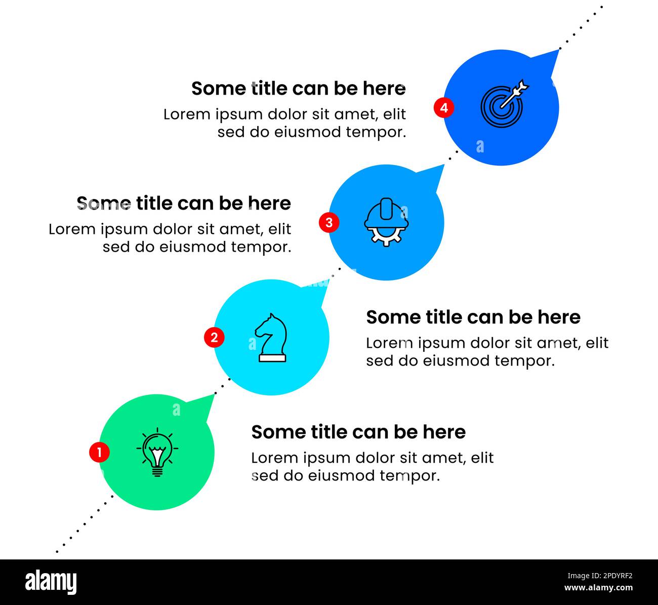Arrow path line chart Stock Vector Images - Alamy