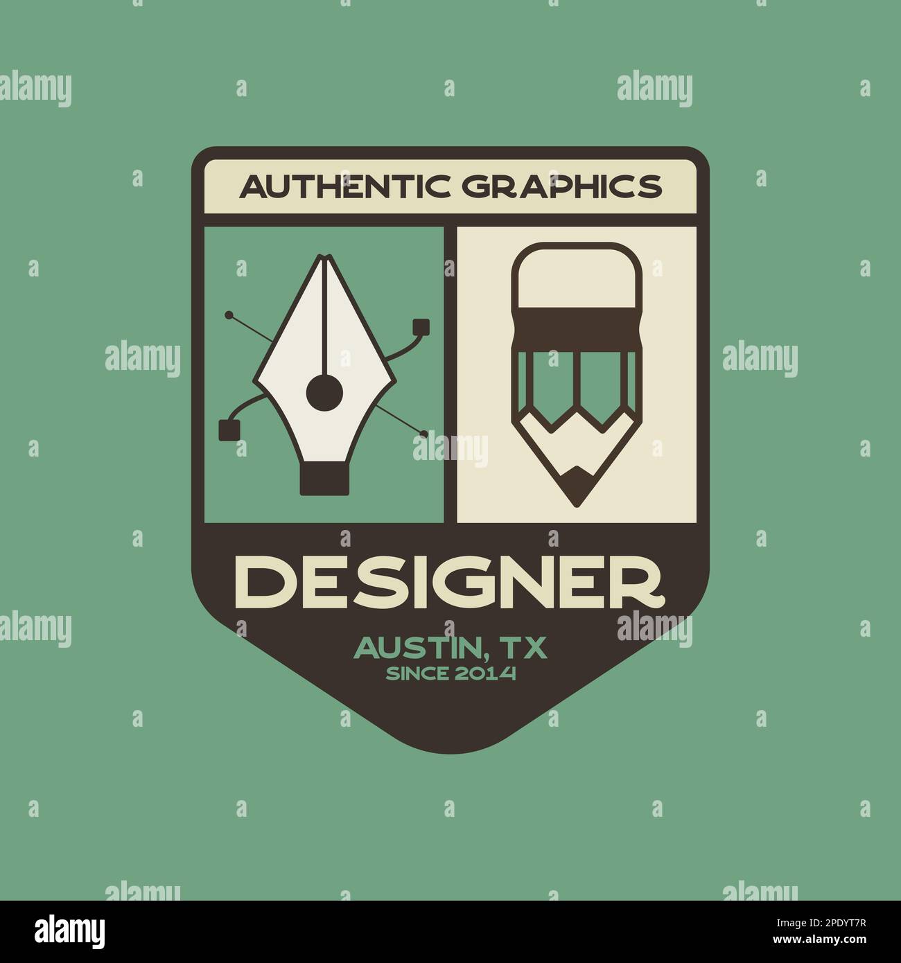 Design studio logo template for creative business. Designers agency ...