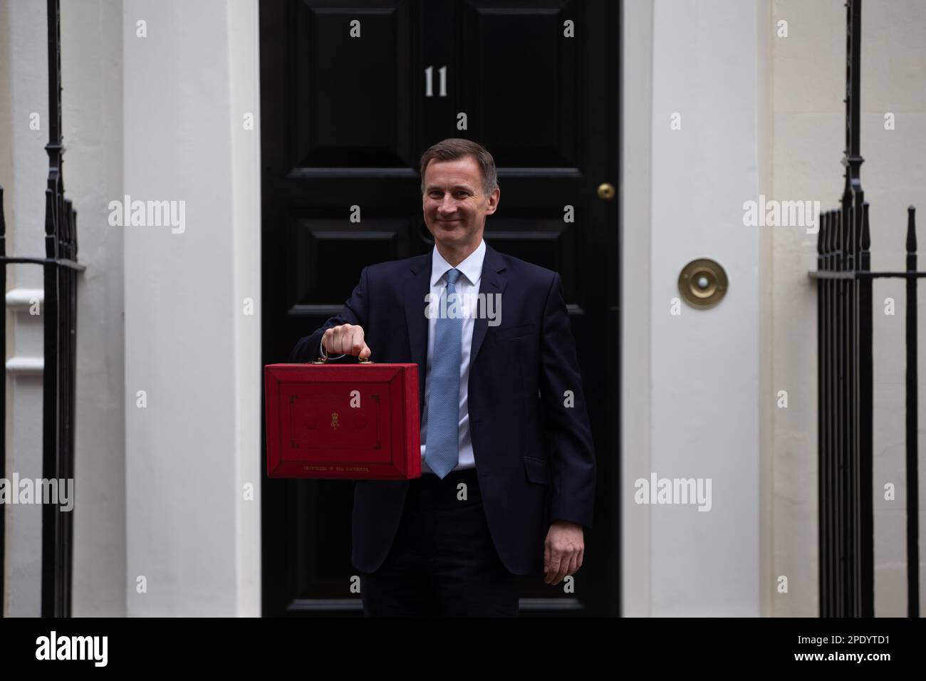 London, England, UK. 15th Mar, 2023. Chancellor of the Exchequer JEREMY ...
